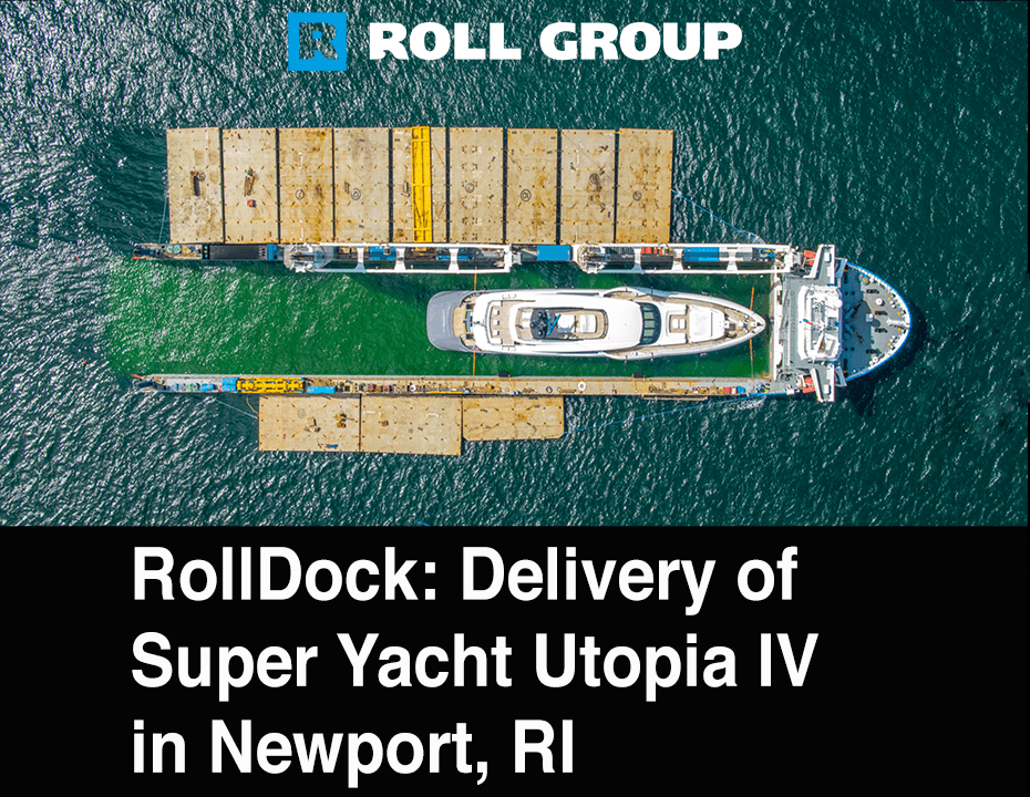 Aerial Drone Videography Project of Delivery of Superyacht Utopia IV in Newport